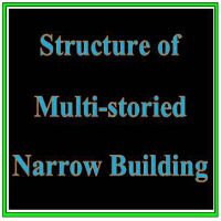 Structure of Multi-storied Building in a Narrow Land