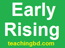Write A Paragraph: Early Rising